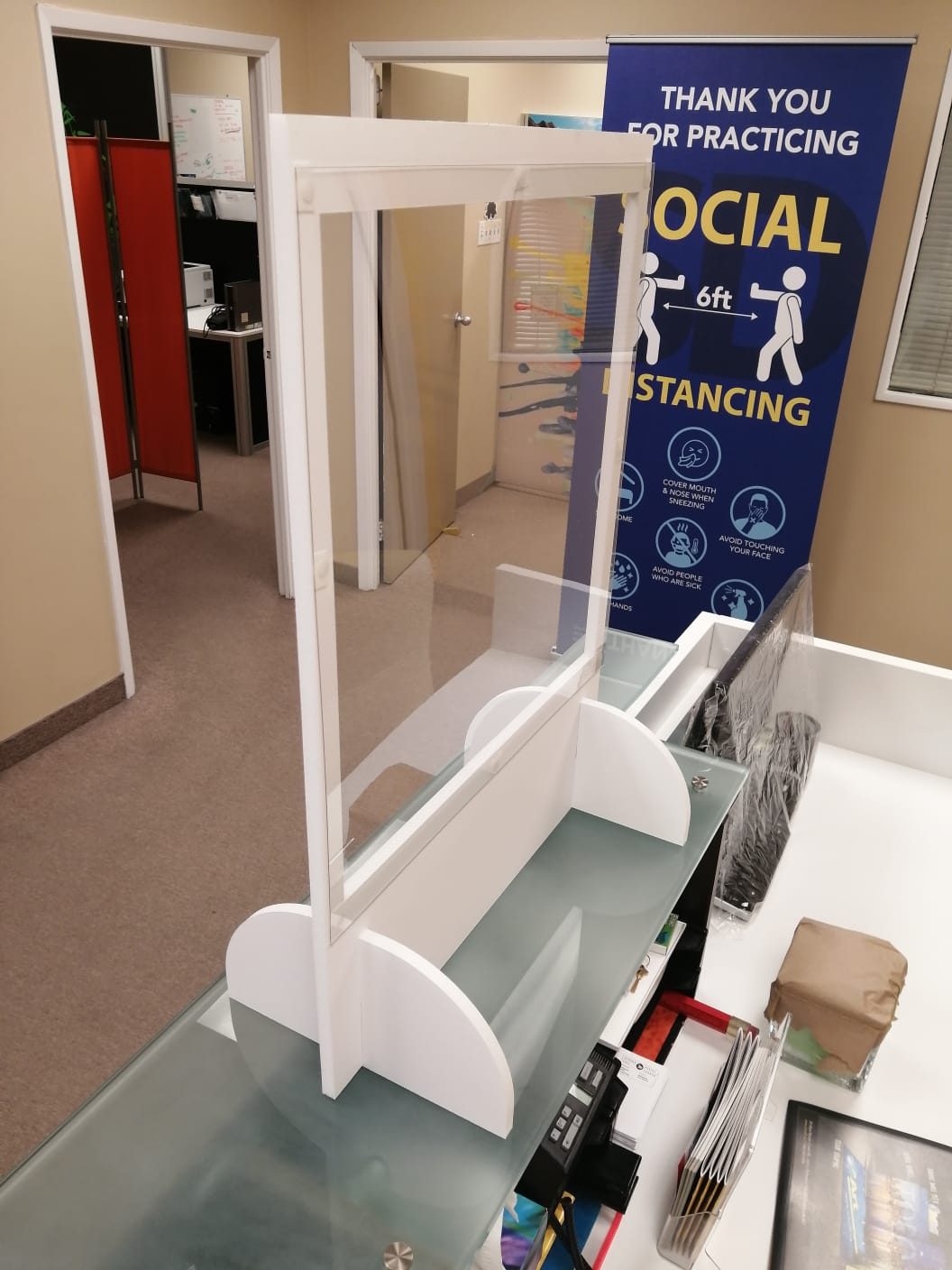 Temporary POS Protective Screen – Artsoft Expo Solutions Inc.
